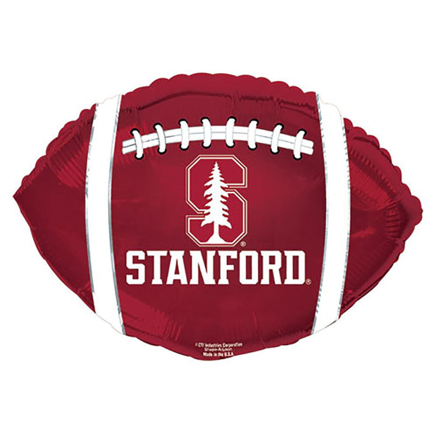 21 inch Stanford University Cardinals Football Foil Mylar Balloon ...