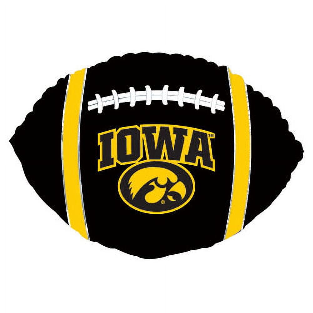 21 inch University Of Iowa Hawkeyes Football Foil Mylar Balloon - Party ...