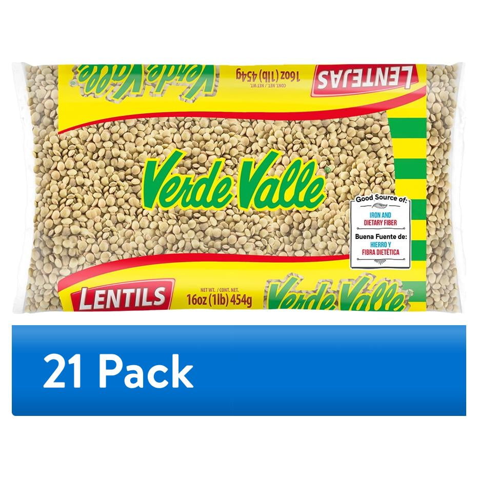 (21 pack) Verde Valle Foods Lentils, 15 oz - Walmart.com