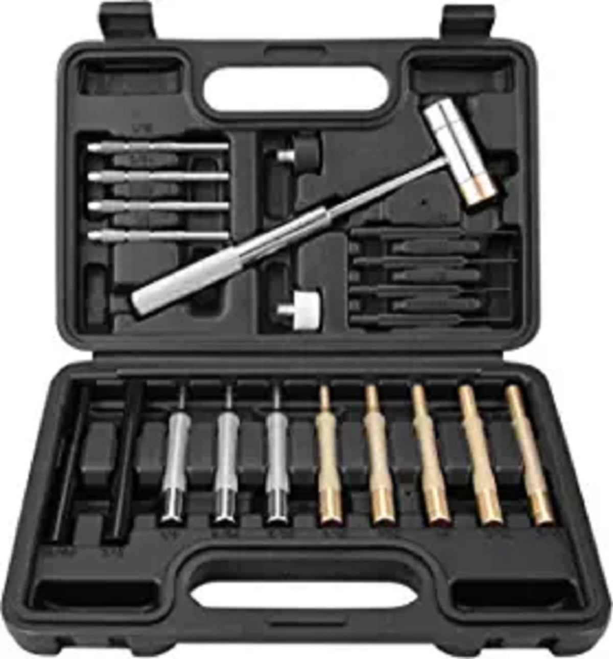 21 piece Gun Smith Brass Punch Set with 1 Double Faced Mallet - Walmart.com
