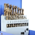 Cobalt Drill Bit Set for Metal and Hardened Steel, 21Pcs M35 HSSTwist ...