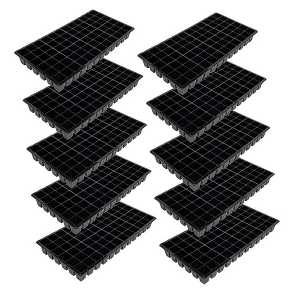 21" x 11" Extra Strength 72-Cell Square Insert, Black, 2.5" (Pack of 10 ...