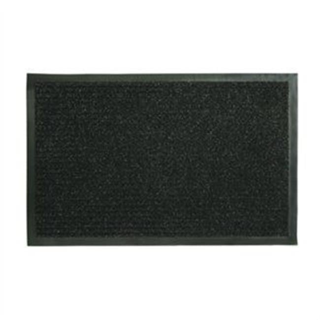 21 x 36 in. Jumbo Dual Rib Floor Door Mat, Charcoal Black - Walmart.com