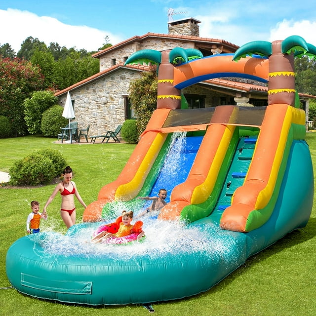 Connsann Safari Inflatable Water Slide, Commercial Use, Outdoor, 21' x ...