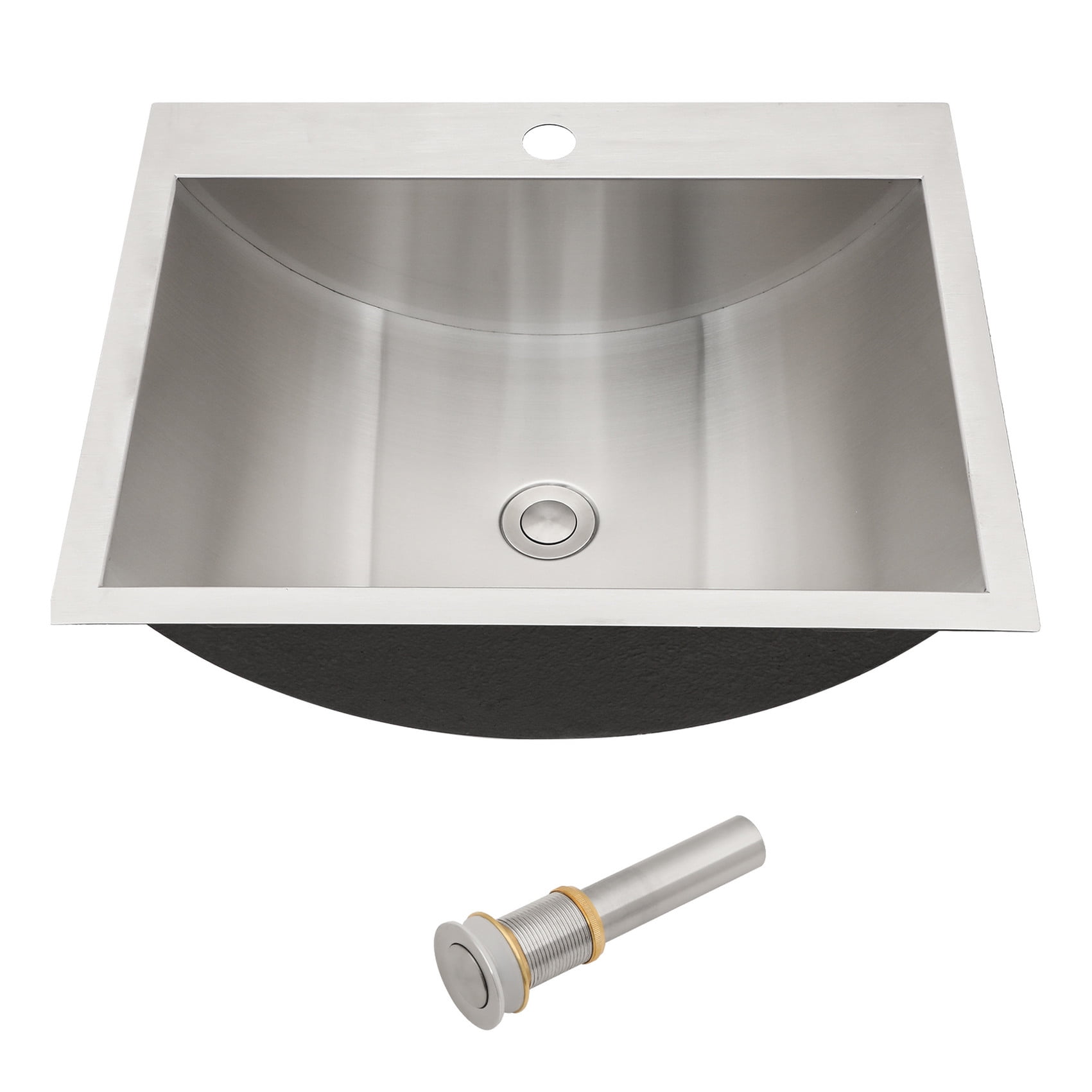 21"x17" Rectangular Drop - in Bathroom Sink | Easy - to - Clean with ...