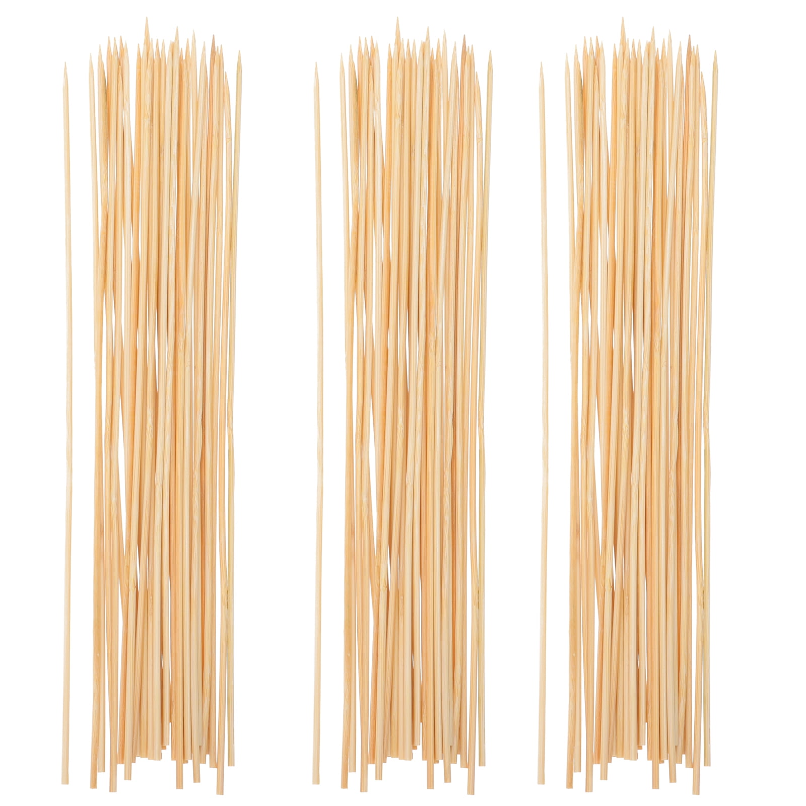 210 Pcs Marshmallow Baking Skewers Bamboo Sticks for BBQ Multipurpose ...