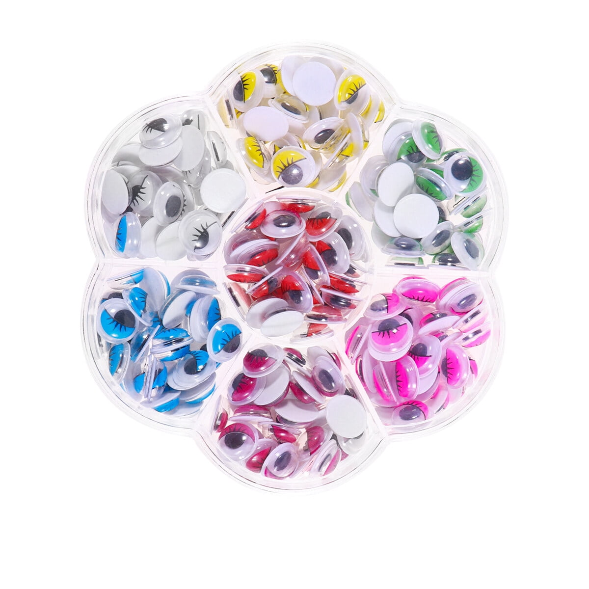 210 Pcs Wiggle Eyes Sticker Stickers Weird Toy with Eyelash - Walmart.com