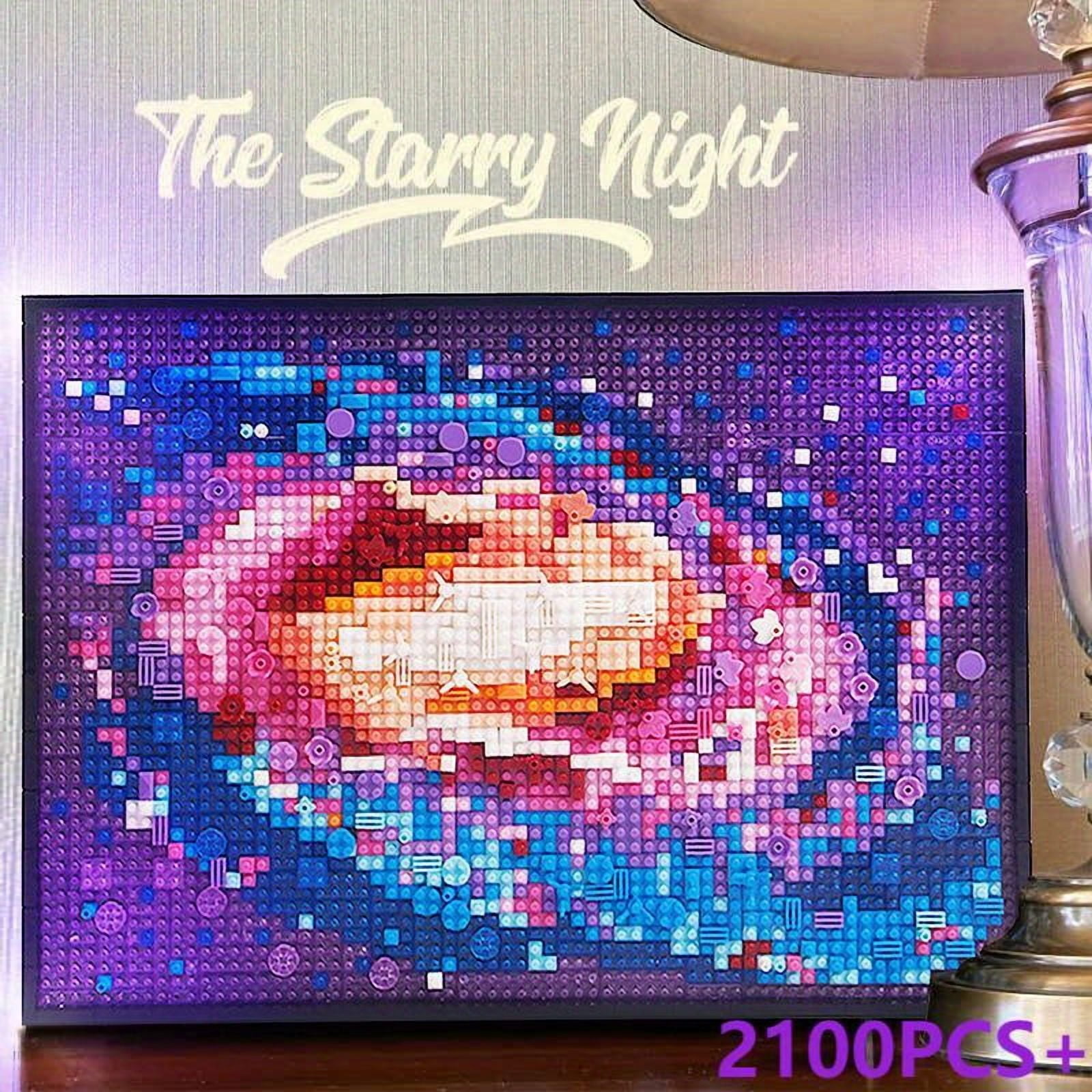 2100+PCS Creative Outer Space Nebula Building Kit, High-Difficulty ...