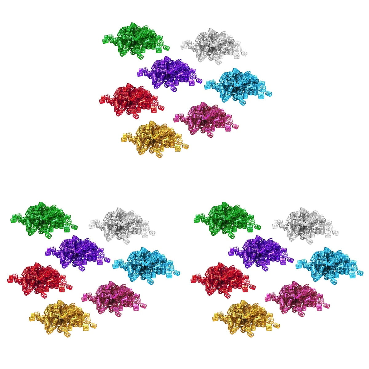 2100 PCS Hair Accessories Pins Braid Decorations Cuff Clips Braids ...