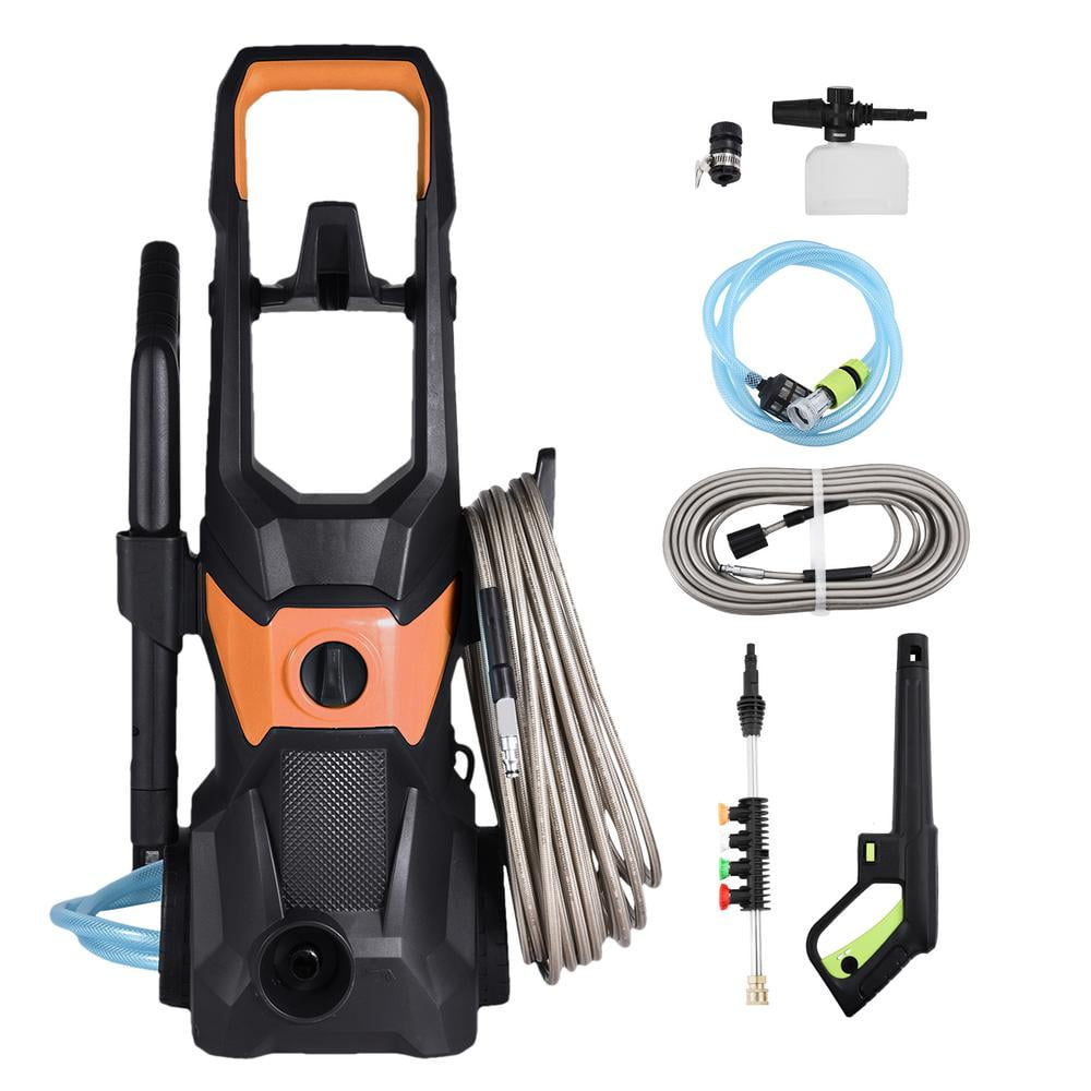 2100PSI Portable Pressure Washer, 3000W High-Power Cleaner with 16m ...
