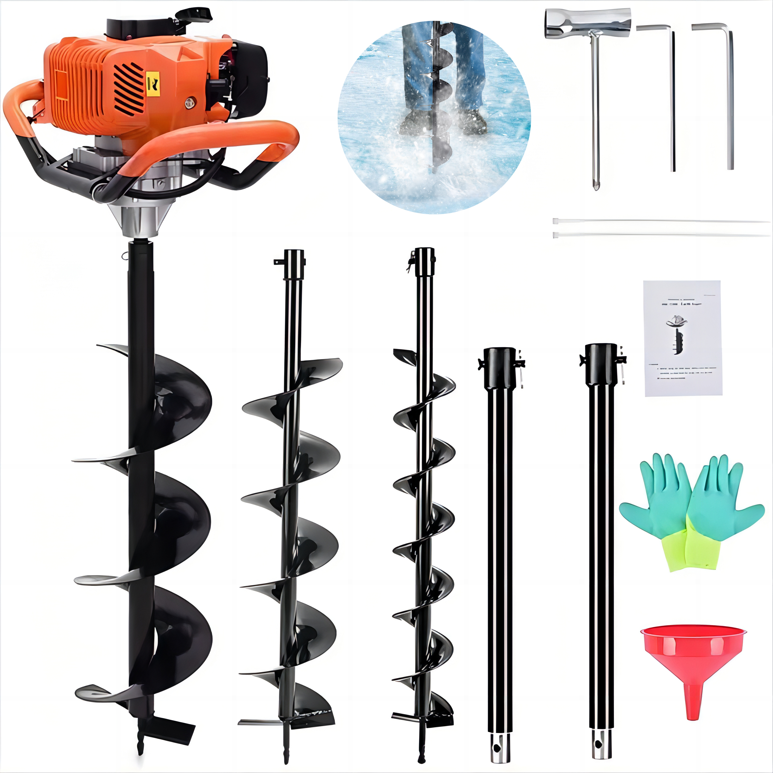 Sportsman Earth Series 6 Inch Gas Powered Auger - Walmart.com