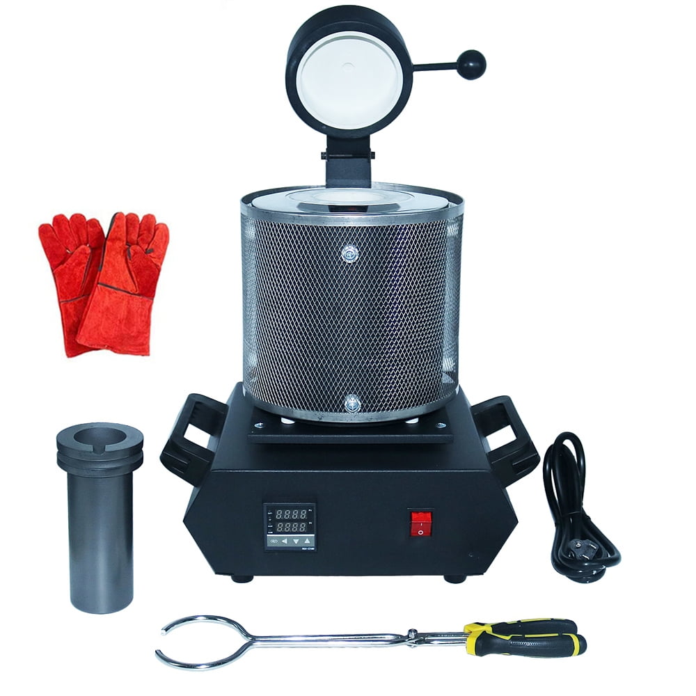 2100W Gold Melting Furnace, 3KG Crucible, 2100F Smelting Machine, 110V ...