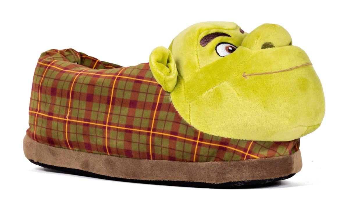 DreamWorks Shrek Memory Foam Slippers - Cozy Plush - Walmart.com