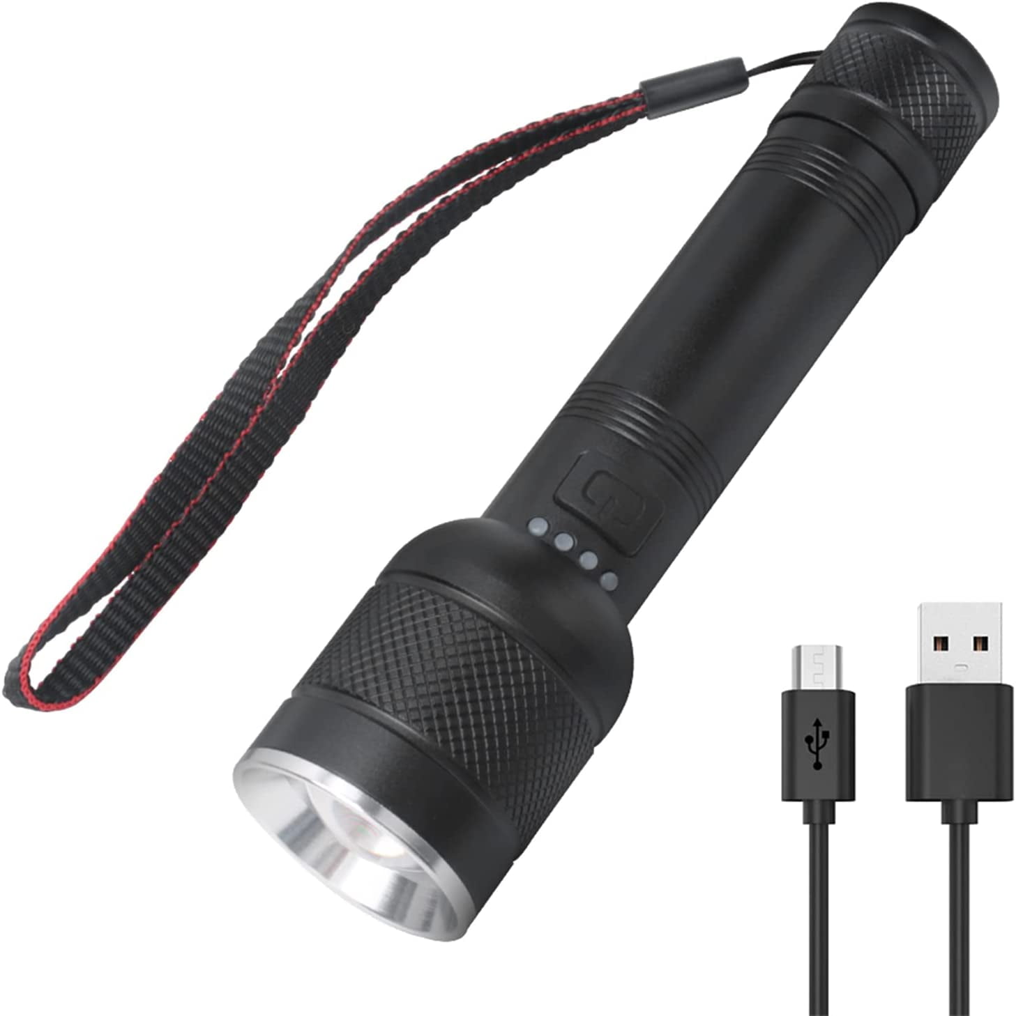 2103S Rechargeable Pocket Flashlight High Lumen LED Small Flash Light 4 ...