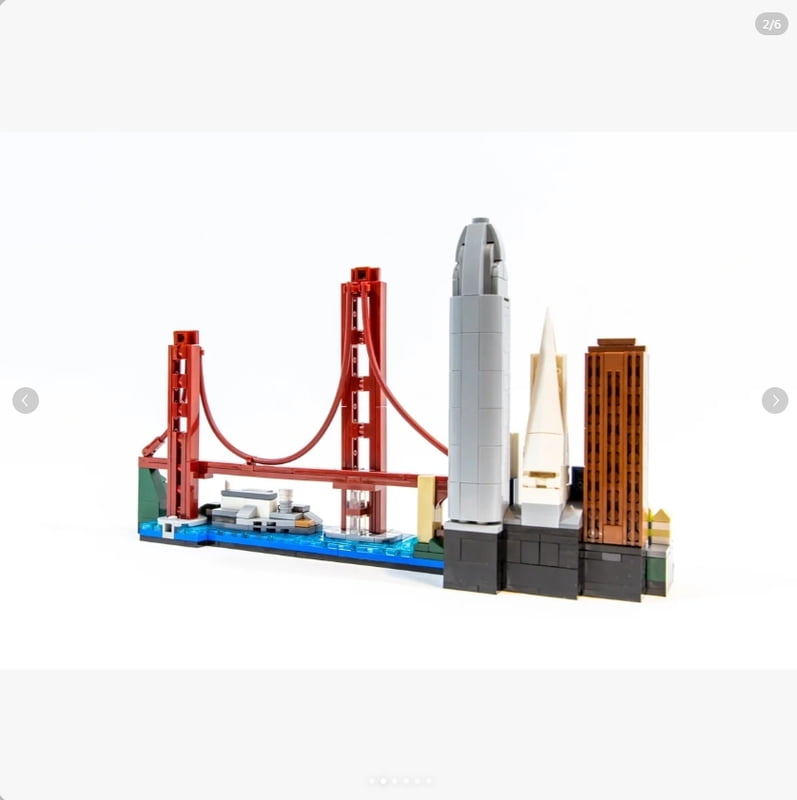 21043 San Francisco Architecture Building Blocks Model Fit Toys for ...