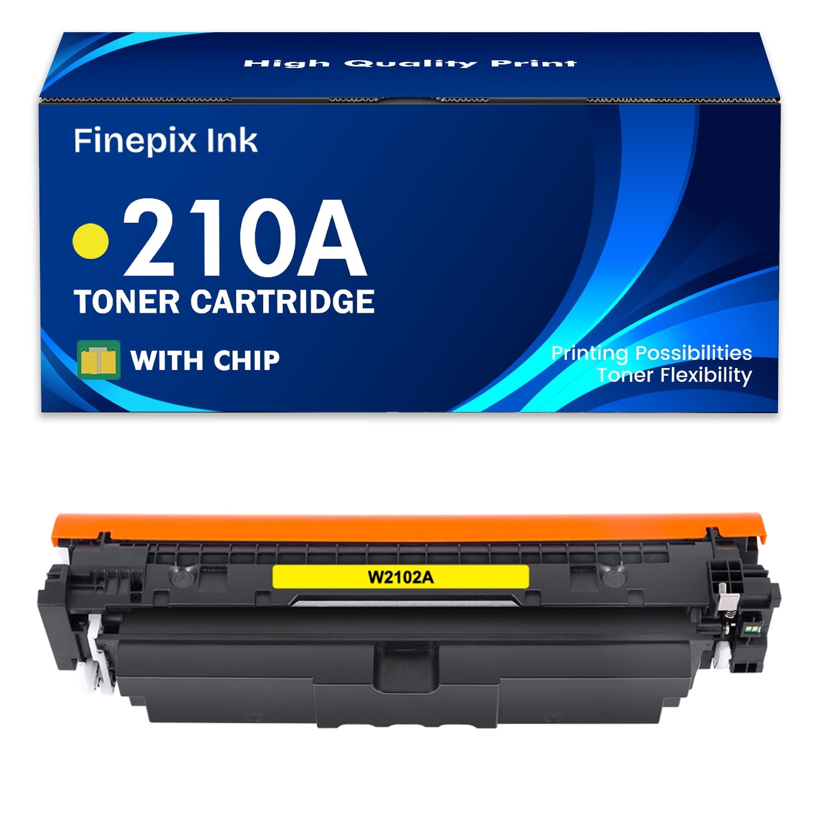 210A Toner Cartridge (With Chip) Compatible for HP 210A 210X W2100A ...