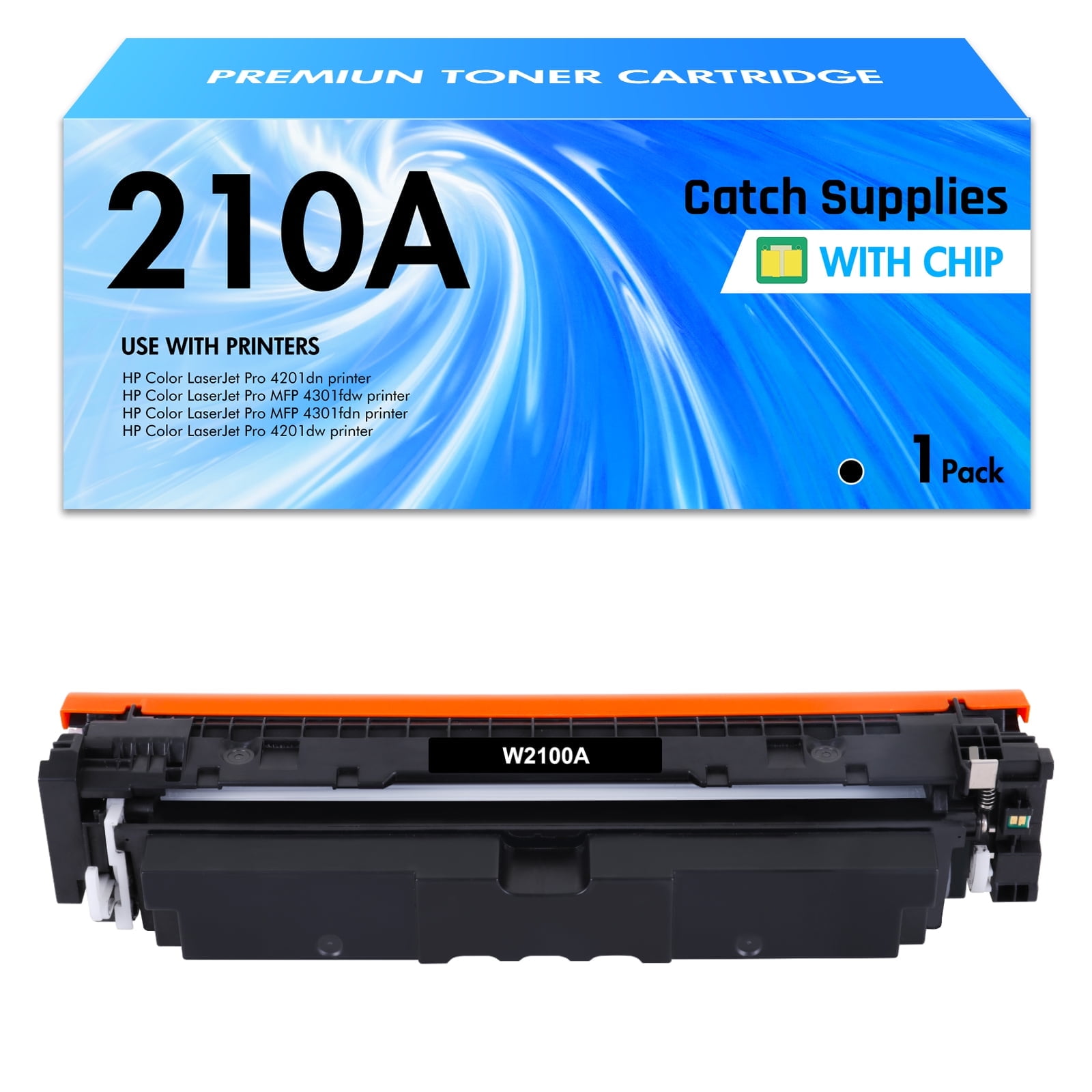 210A Toner Cartridges Black 1 Pack with Chip Compatible for HP 210A ...