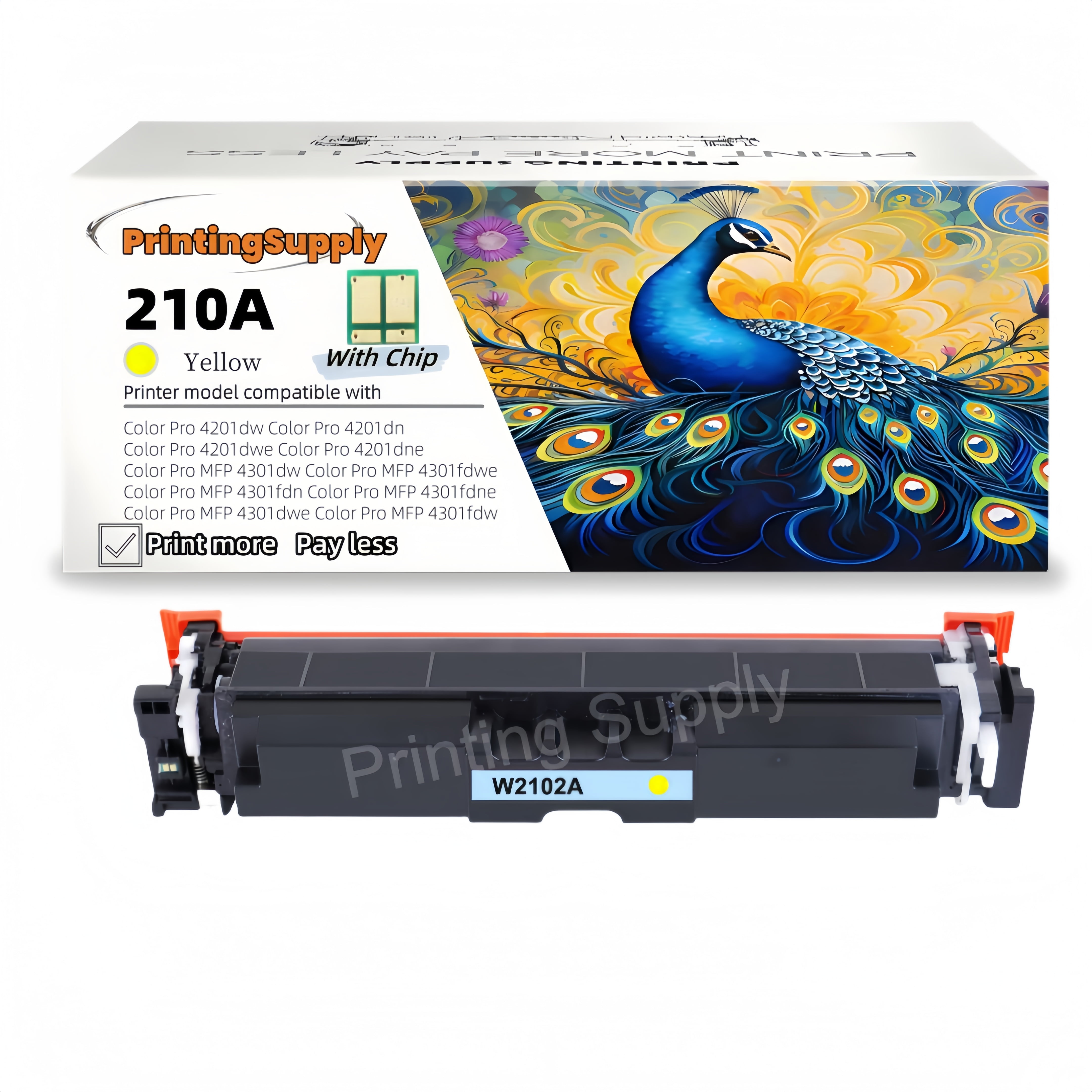 210A W2102A Toner Cartridges (with Chip) Compatible for HP Color ...