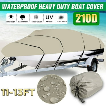 Random Color Waterproof Marine Grade Canvas 600D Polyester Boat Cover ...