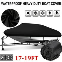 Waterproof All-Weather Boat Cover, Fits V-Hull Runabouts, Outboards ...