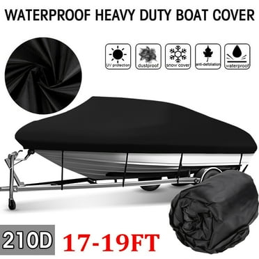 Lovotex Waterproof Boat Cover 210D Oxford Fabric for V-Hull Runabouts ...
