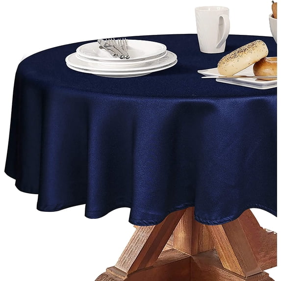 210GSM Round Tablecloth, Oil-Proof, Spill-Proof, Water-Resistant ...
