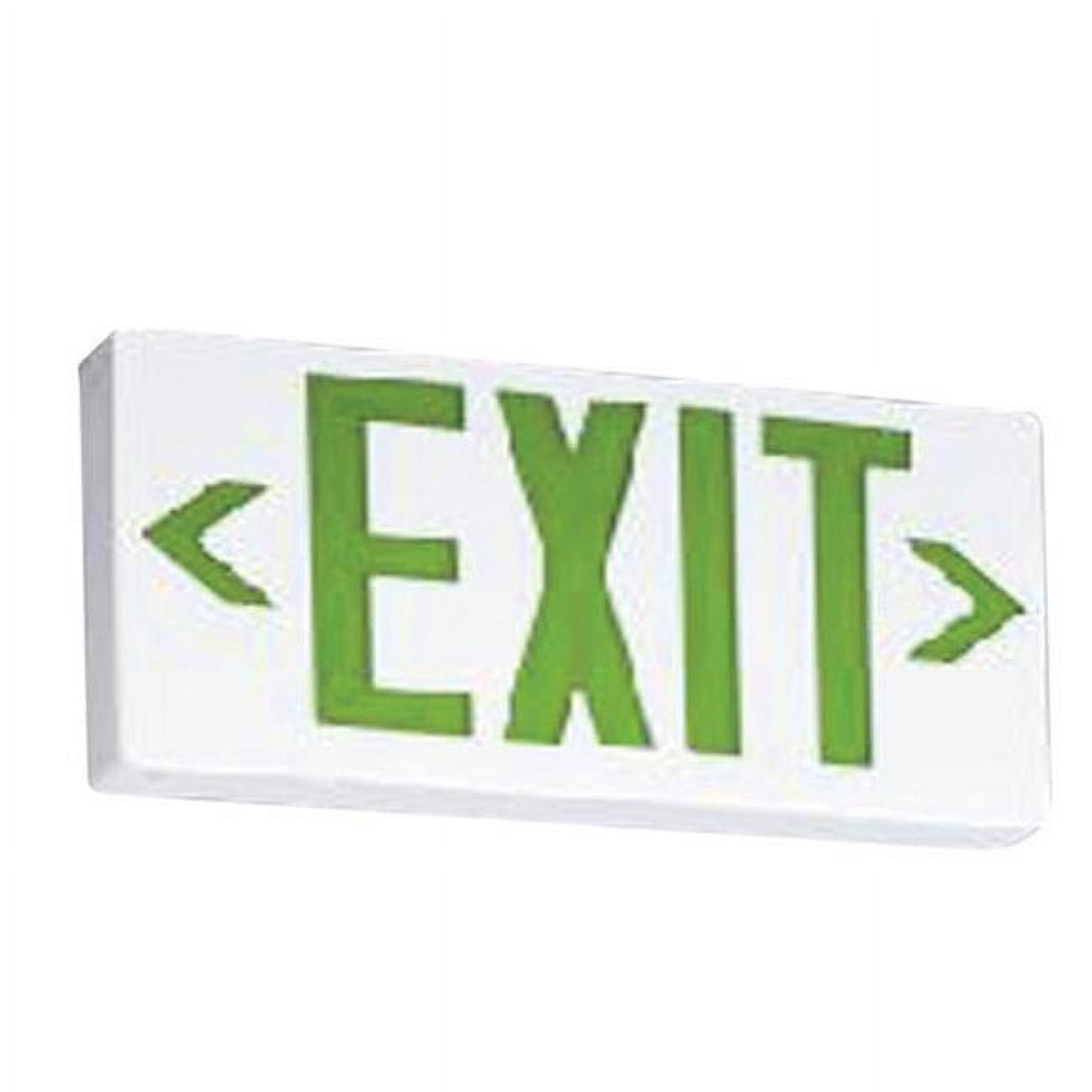 210LCG LED Exit Sign Light Green - Walmart.com