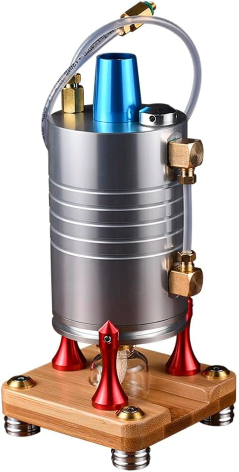 210ML Steam Engine Model Kit That Runs, Metal Vertical Steam Boiler ...