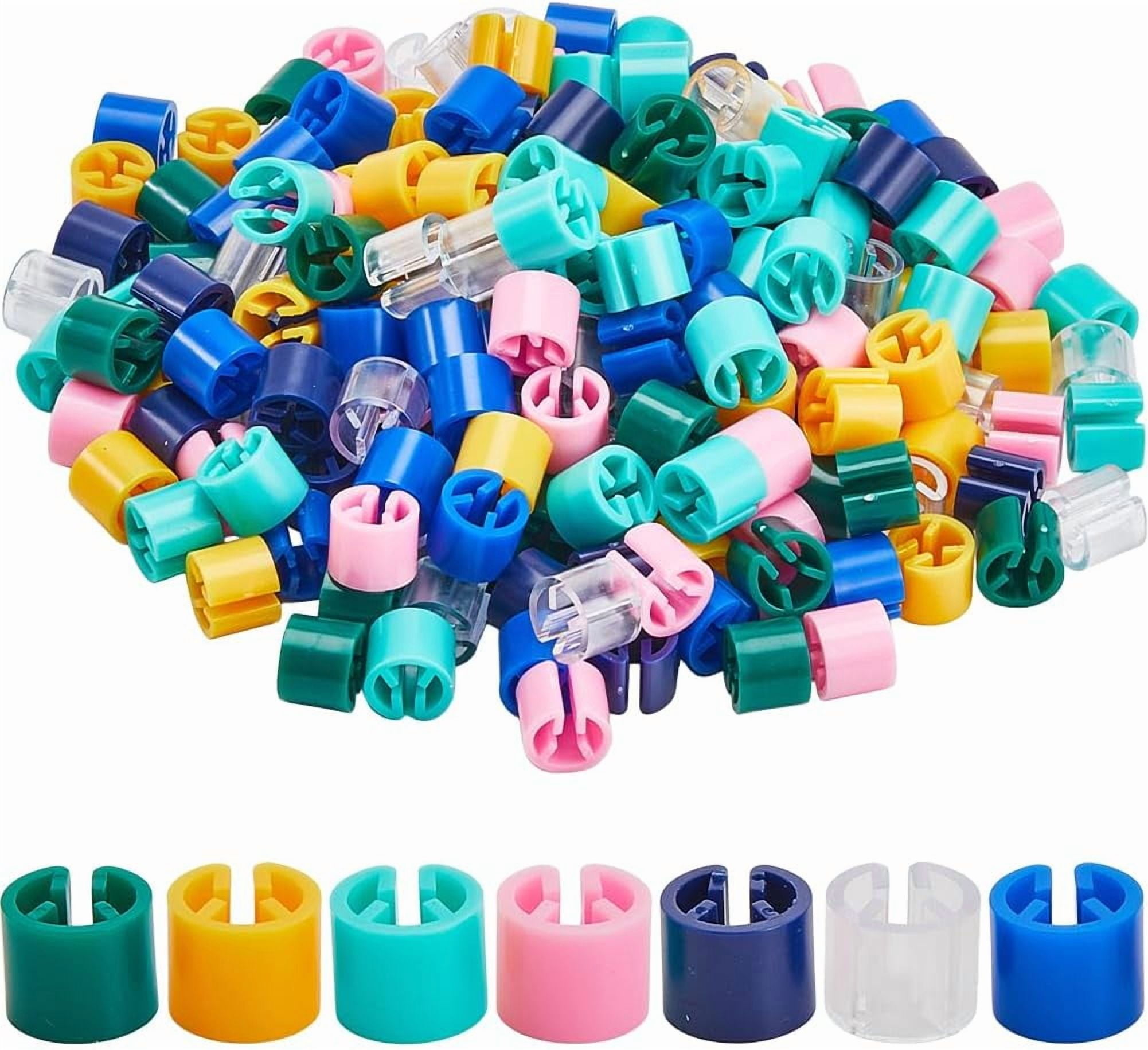 210Pcs 7 Colors Clothes Clothes Blank Tags Hanger Markers Plastic ...