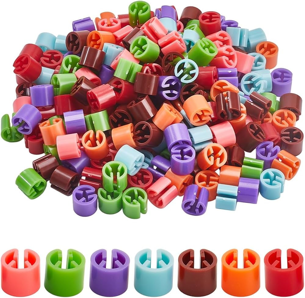 210Pcs 7 Colors Clothes Hanger Markers Blank Tags Colored Garment ...