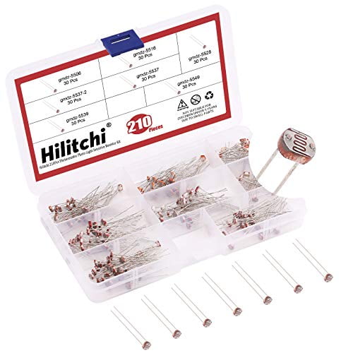 210Pcs LDR 5mm Light Dependent Resistor LDR Sensor Photoresistor ...