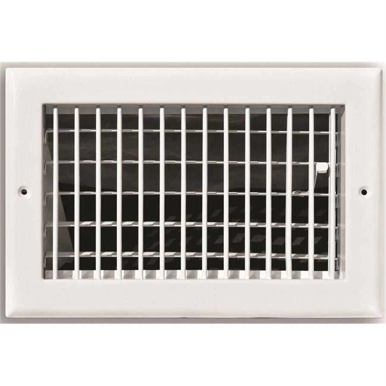 210Vm 08X04 Adjustable 1-Way Wall / Ceiling Register 8 In. X 4 In ...