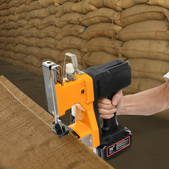 210W Cordless Handheld Bag Sewing Machine, High Speed Electric Sack ...