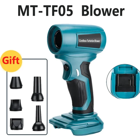 210W Cordless Handheld Jet Blower Portable Violent Turbo Fan for Makita 18V TF05 - Walmart.com