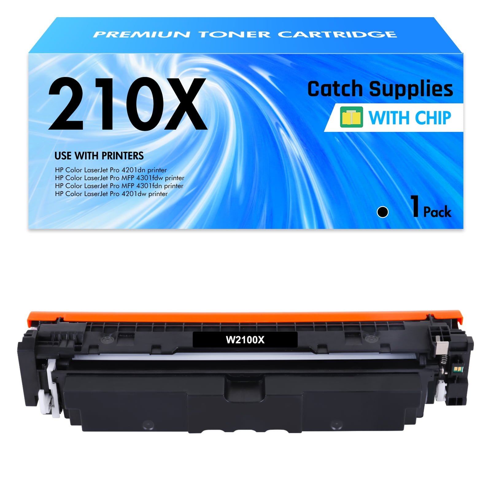 210X Toner Cartridges High Yield with Chip 210A Compatible for HP 210X ...