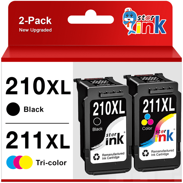210XL 211XL Combo Pack for Canon Ink 210XL and 211XL 210 211 XL PG ...