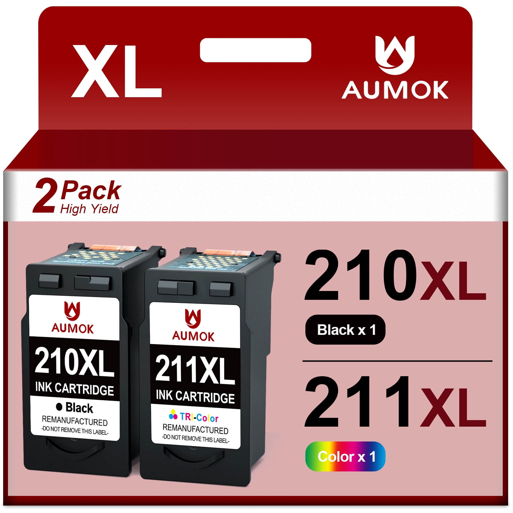 Canon 210XL 211XL Ink Cartridges for PIXMA IP2702, MP230-495, MX320-340 ...