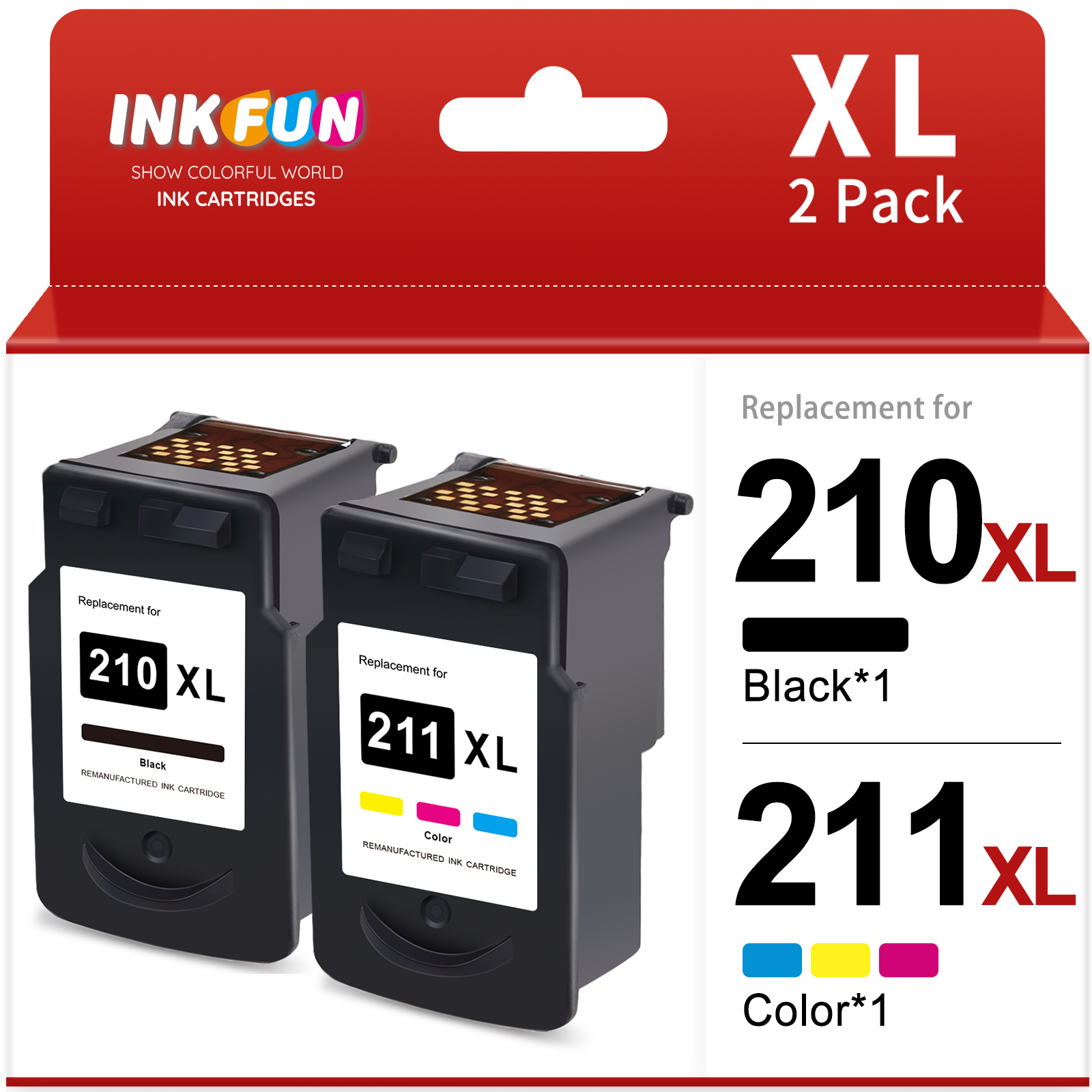 Canon 2975B001 Cl-211Xl High-Yield Ink Cartridge Tri-color - Walmart.com