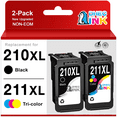 210XL Ink Cartridges for Canon 210XL 211XL Combo Pack for Canon 210 211 ...