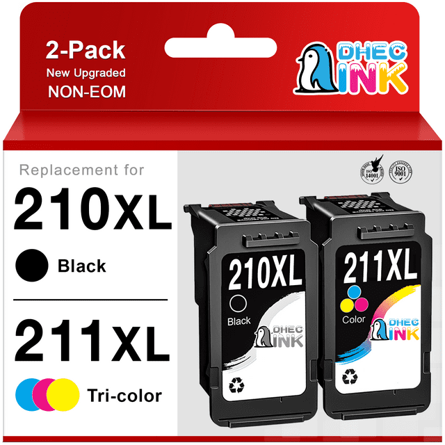 210XL Ink Cartridges for Canon 210XL 211XL Combo Pack for Canon 210 211 ...