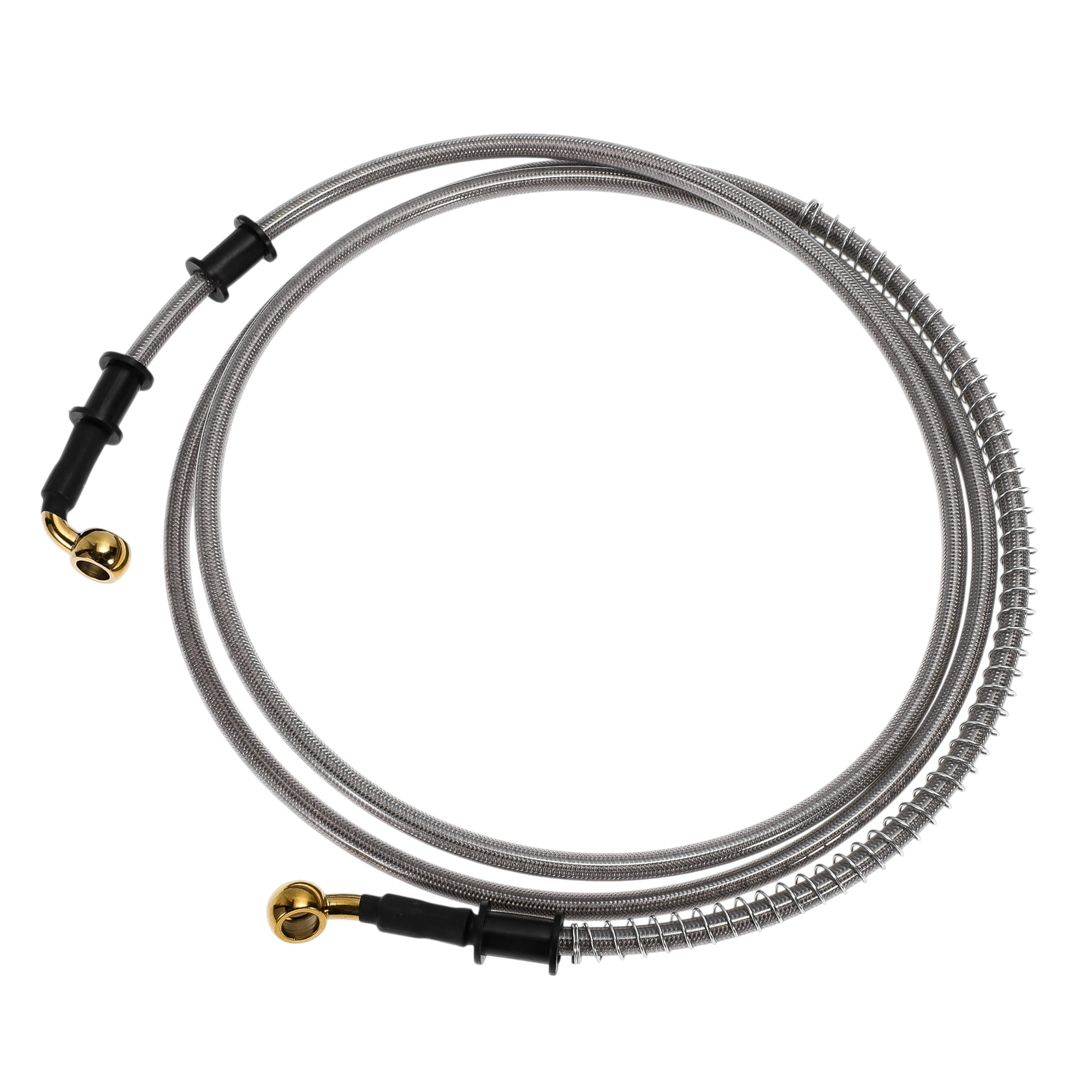 210cm Motorcycle Brake Clutch Oil Hose Line Nylon Stainless Steel Wire ...