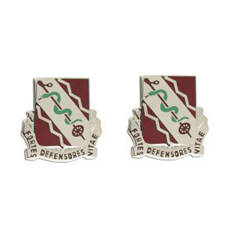 210th Support Battalion Unit Crest - Fortes Defensores Vitae Left and ...
