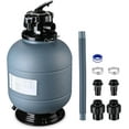 2112 GPH 16" Above Inground Swimming Pool Sand Filter System 5-Way ...