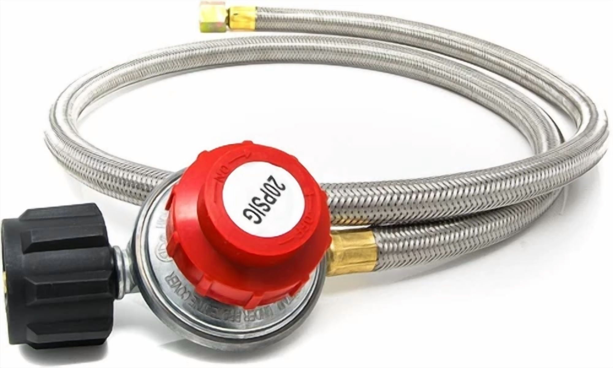 2113 0-20PSI Propane Regulator with Hose 4 Ft - Walmart.com