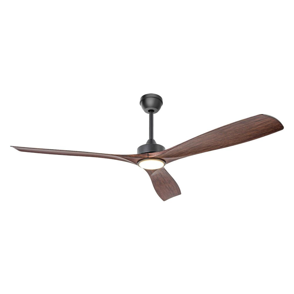 2119-MB1 SkyX Rigel SkyFan 60in 3 Blade Ceiling Fan and Light Kit with ...