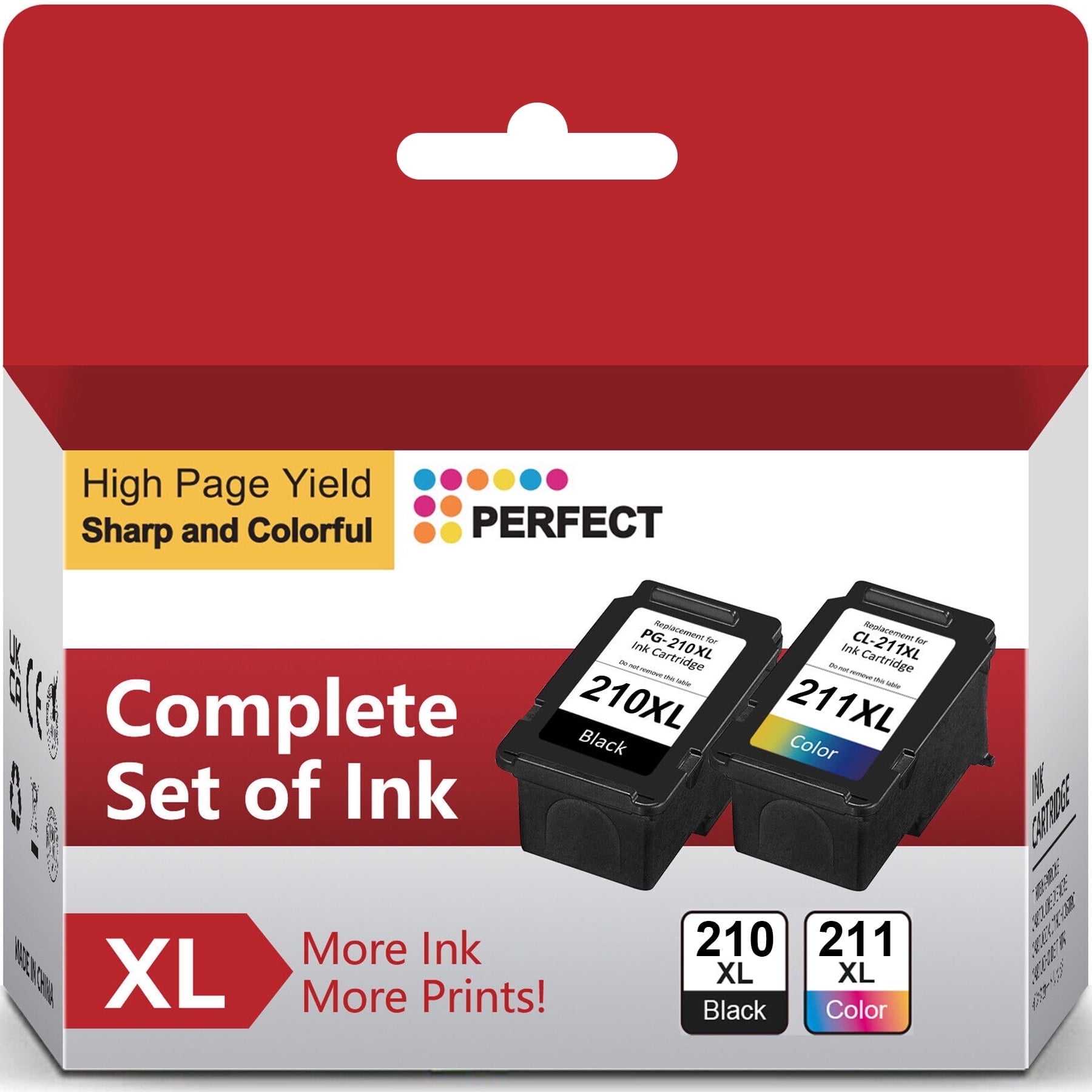 Canon 210XL 211XL Ink Cartridges Replacement Combo Pack, Compatible ...