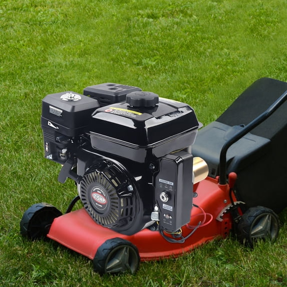 212 CC 4 Stroke Electric Start Go Kart Log Splitter Gas Power Engine ...