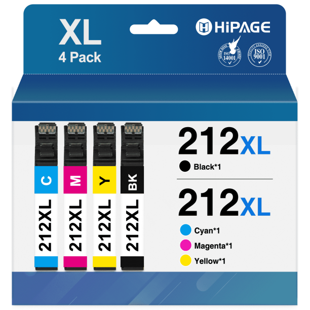 212 Ink for Epson 212 Ink for 212XL Ink Cartridge for Epson XP-4100 XP ...