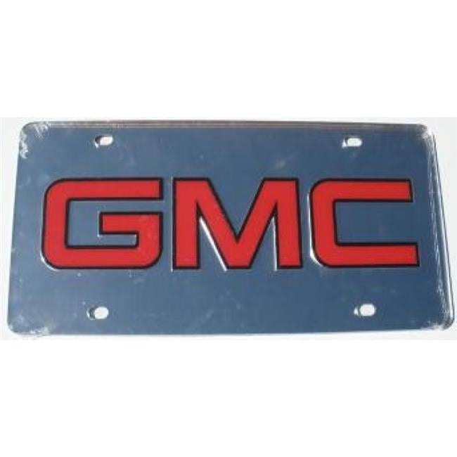 GMC Logo Mirror Laser Cut License Plate - Walmart.com