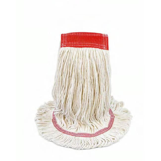 212 Main 4430 No. 20 Premium Cotton Looped End Wide Bend Wet Mop - Pack ...